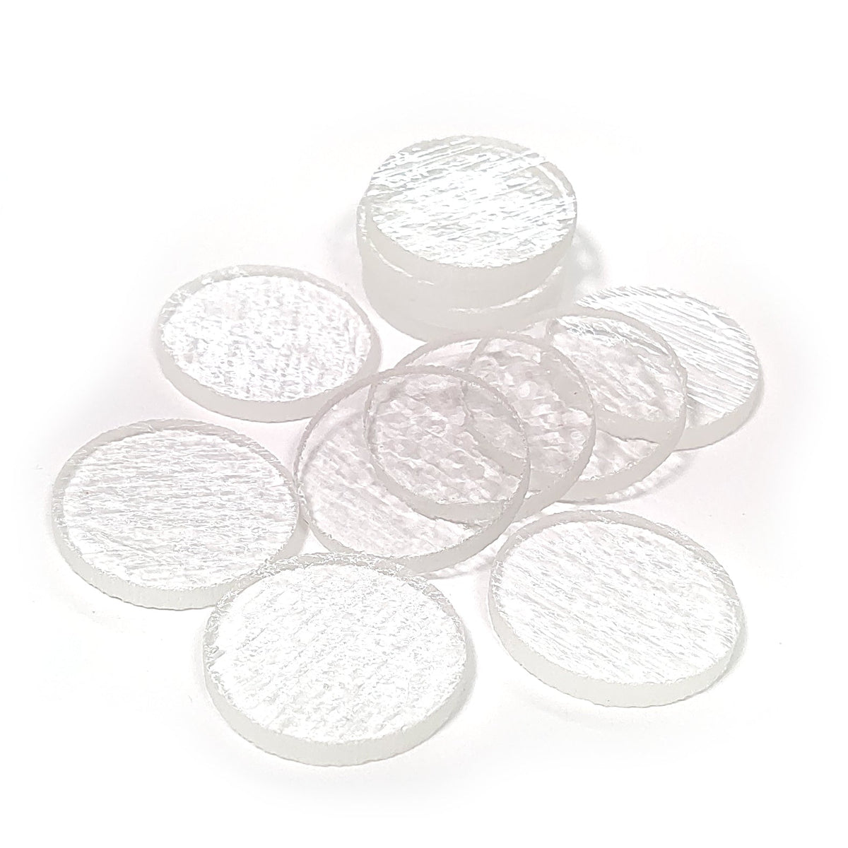 Clear Fusible Precut Circles COE 90 Glass Blanks - 5 Sizes Available ...