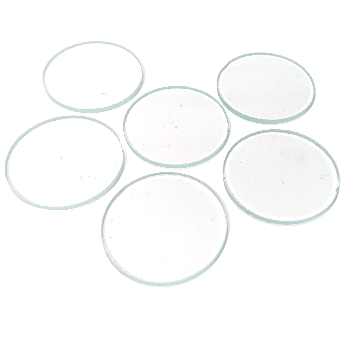 Precut COE 96 Clear Glass Circles – Oceanside Fusible Glass for Kiln ...