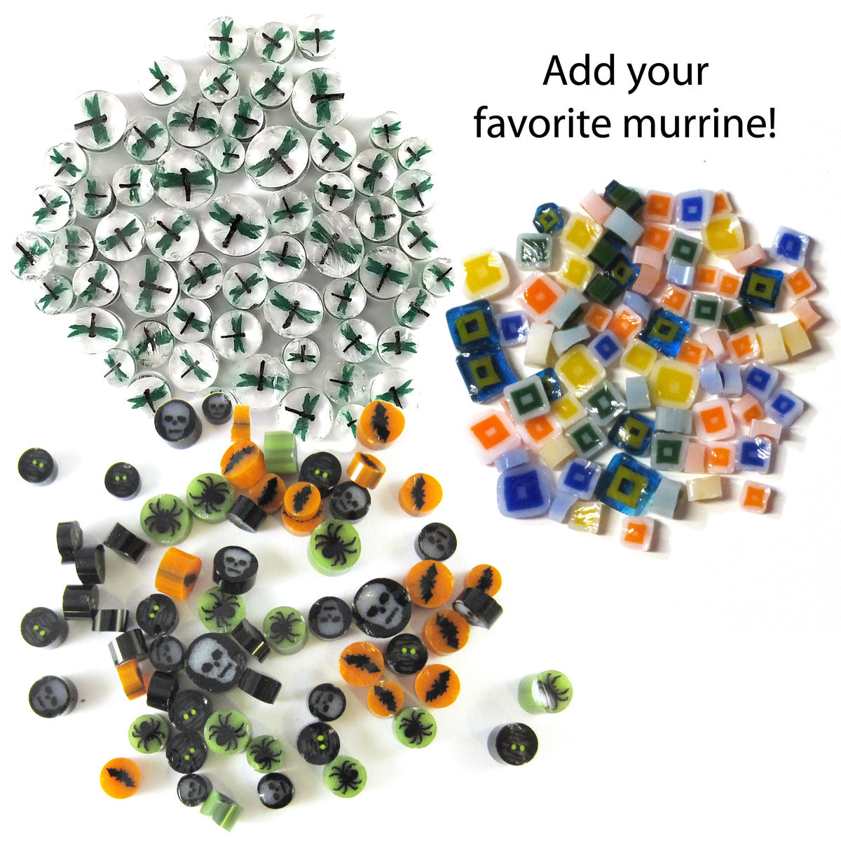 Earth Tone Fusible Glass COE 96 Microwave Kiln Combo Pack - Dots, Stri ...