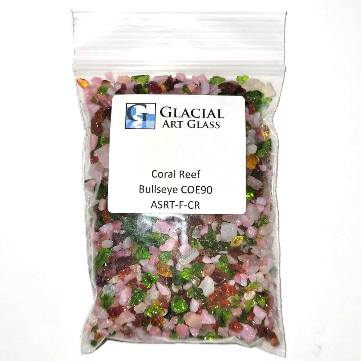 Coral Reef Frit Blend Coarse Bullseye Glass COE 90 Fusible – Glacial ...