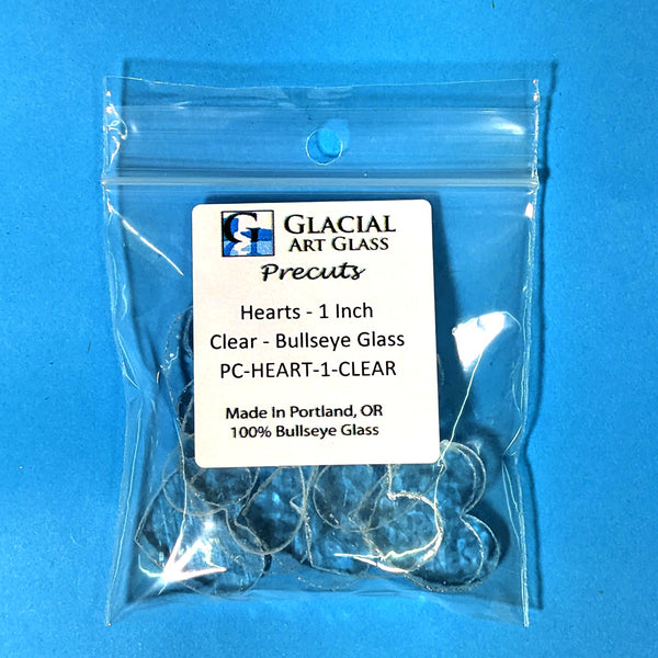 Precut Clear Glass Ovals – COE 90 Bullseye Glass for Fusing – Glacial ...