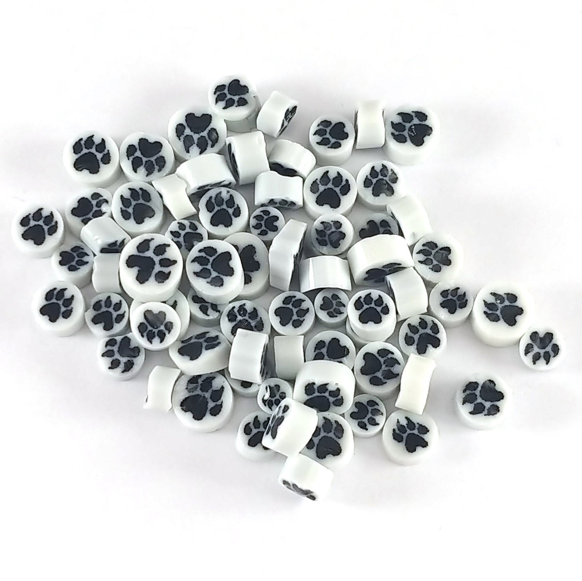 Paw Print Murrine 4102 Millefiori COE 90 Glacial Art Glass