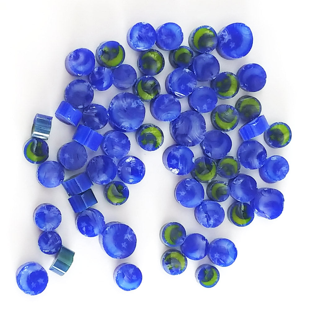 Assorted Celestial Mix Murrine ASRT-CEL-96 Millefiori COE 96 Glacial A ...