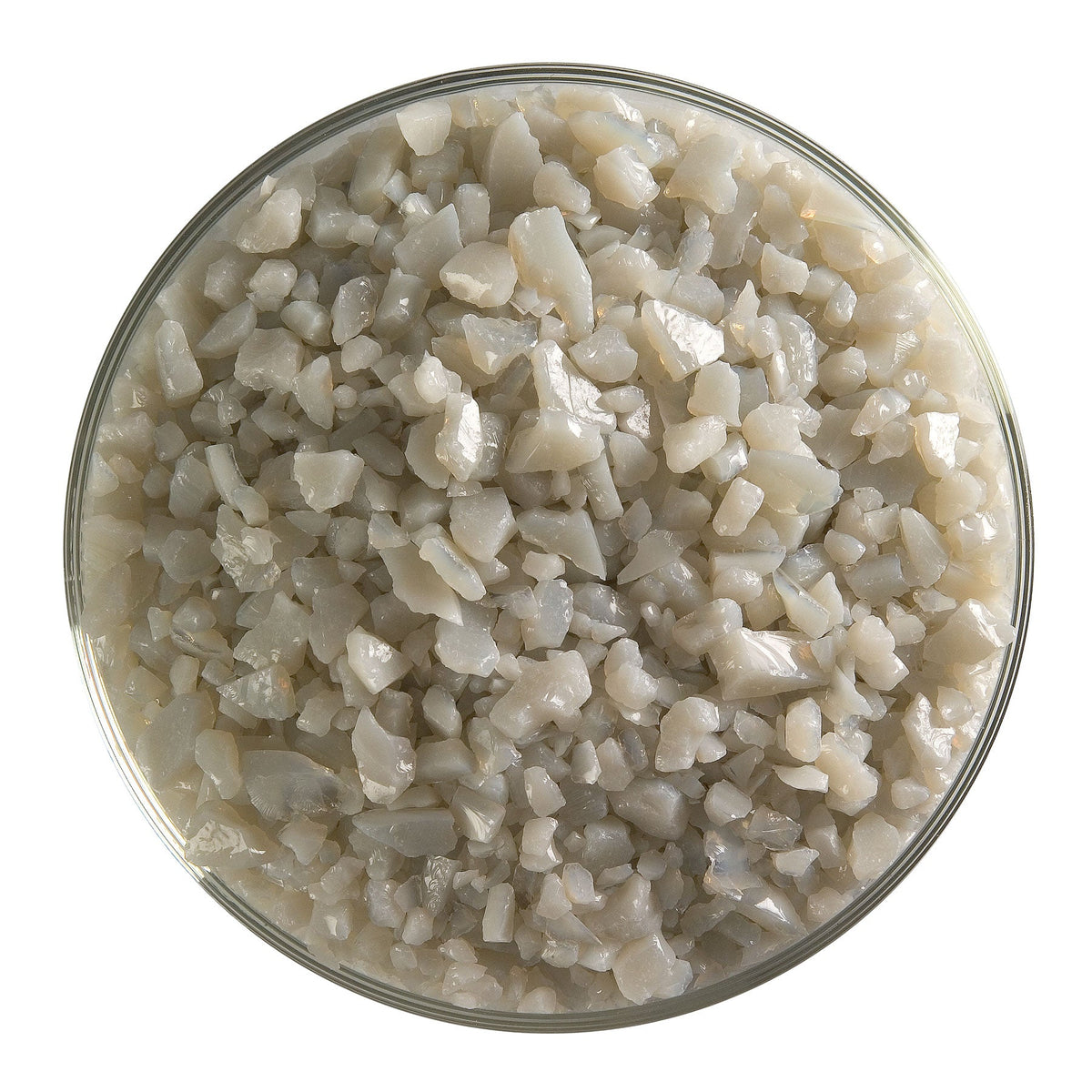 Driftwood Gray Opal Glass Frit Coarse Bullseye COE 90 Fusible – Glacial ...