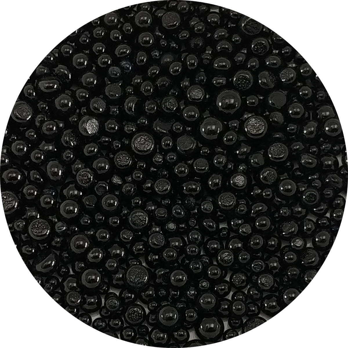 Black Opal Frit Balls FB0100 COE 90 Glacial Art Glass