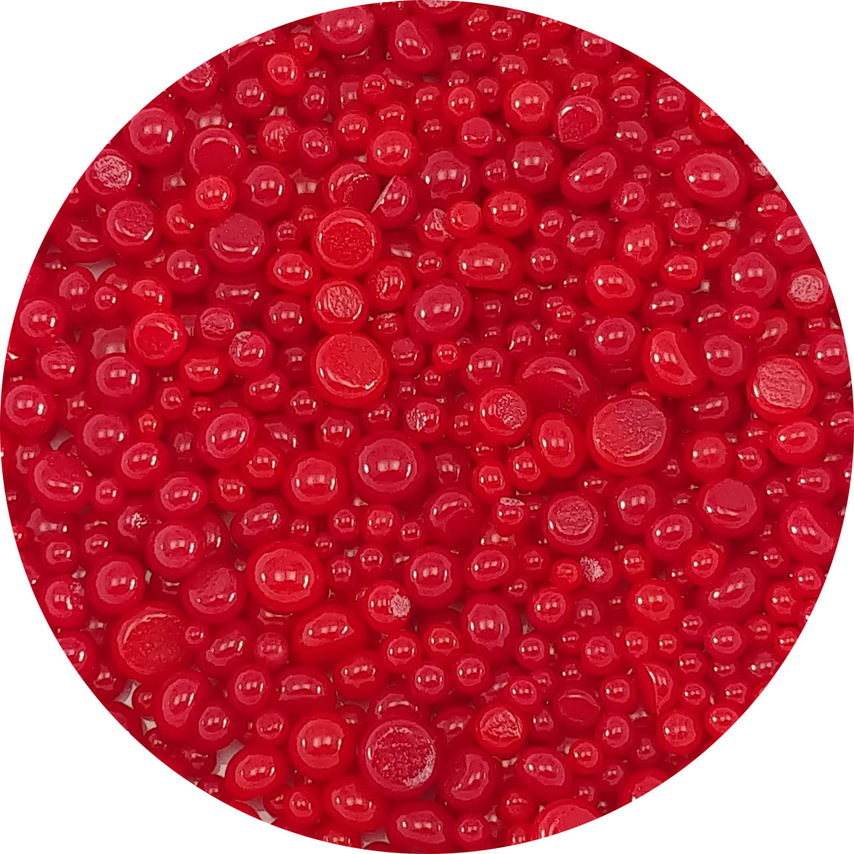 Red Opal Frit Balls FB0124 COE 90 Glacial Art Glass