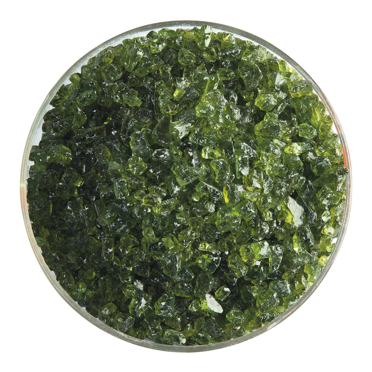 Fern Green Transparent - Striker -Glass Frit Coarse Bullseye COE 90 Fu ...