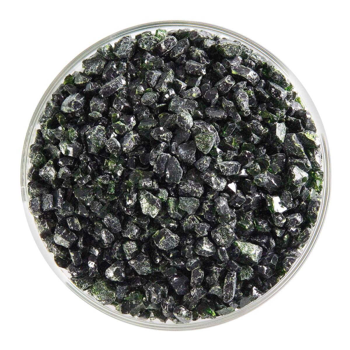 Light Aventurine Green Transparent Glass Frit Coarse Bullseye COE 90 F ...