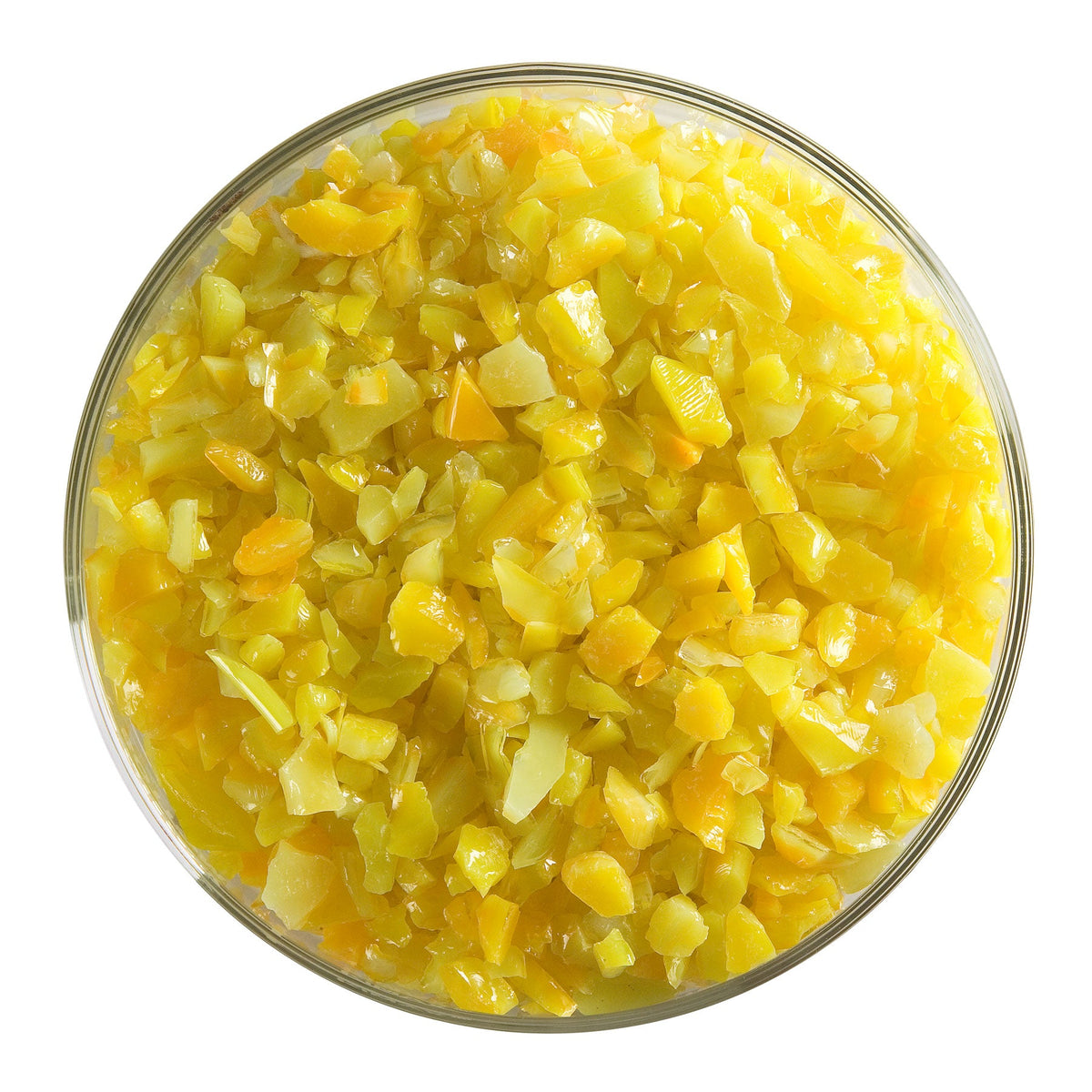 Marigold Yellow Opal Glass Frit Coarse Bullseye COE 90 Fusible ...