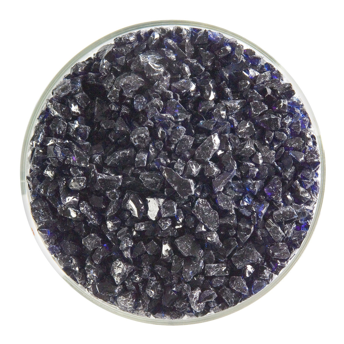 Midnight Blue Transparent Glass Frit Coarse Bullseye COE 90 Fusible ...