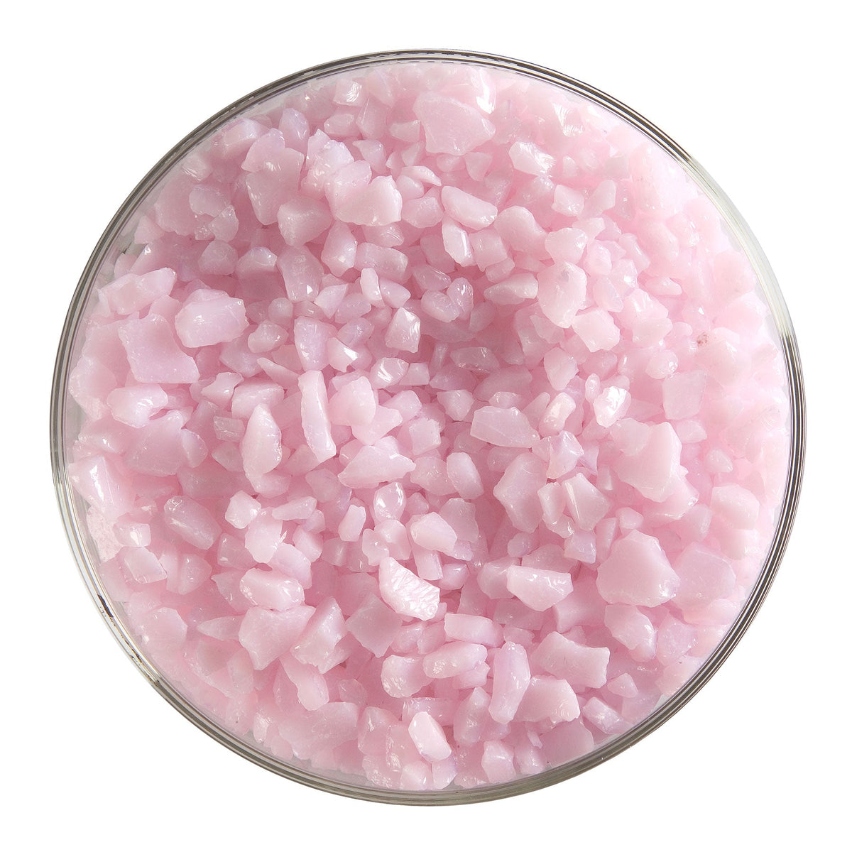Petal Pink Glass Opal Frit Coarse Bullseye COE 90 Fusible – Glacial Art ...