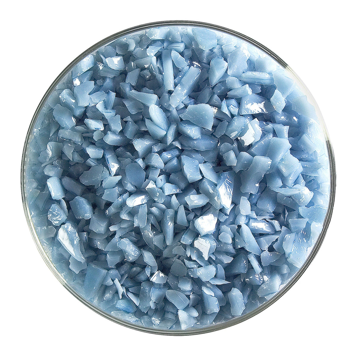 Powder Blue Opal Glass Frit Coarse Bullseye COE 90 Fusible – Glacial ...